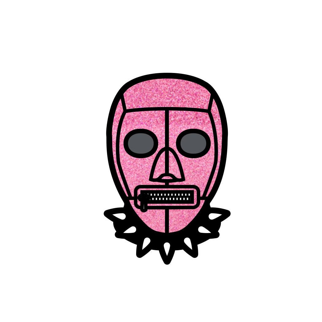Pin Pink Bondage Mask Wood Rocket Products